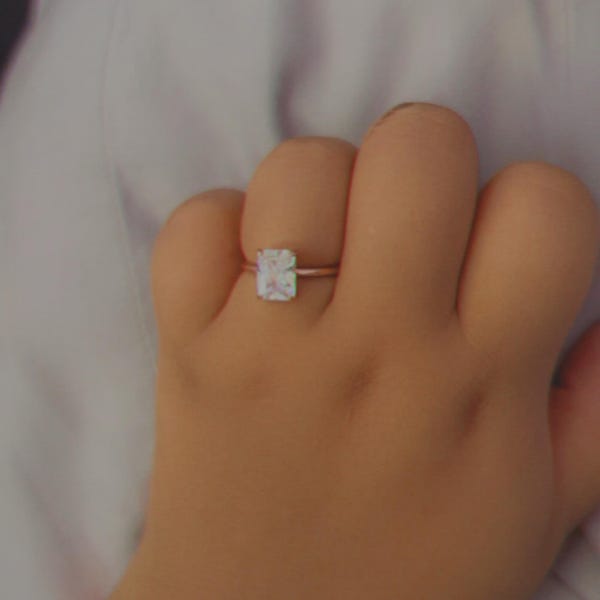Vintage Inspired Engagement Ring Cathedral Setting Filigree Art Deco ...