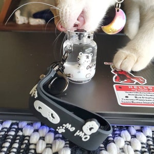 Astronaut Liquid Keychain Boba Keychain Quicksand Keychain - Etsy