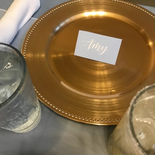 Calligraphy Buffet Cards | Wedding Buffet Labels | Wedding Buffet Sign ...