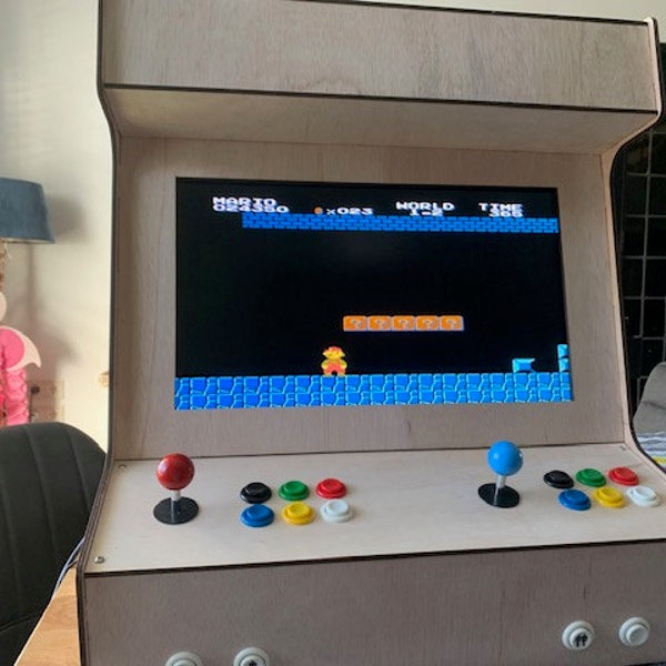 Arcade for CNC Laser, DXF Download, 6mm - Laser Cut (fliperama) - Etsy