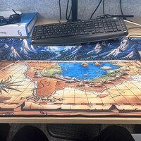 Hawaiian Beauty Desk Mat Cute, Hawaii XL Mouse Pad, Large Desk Mat Pad ...