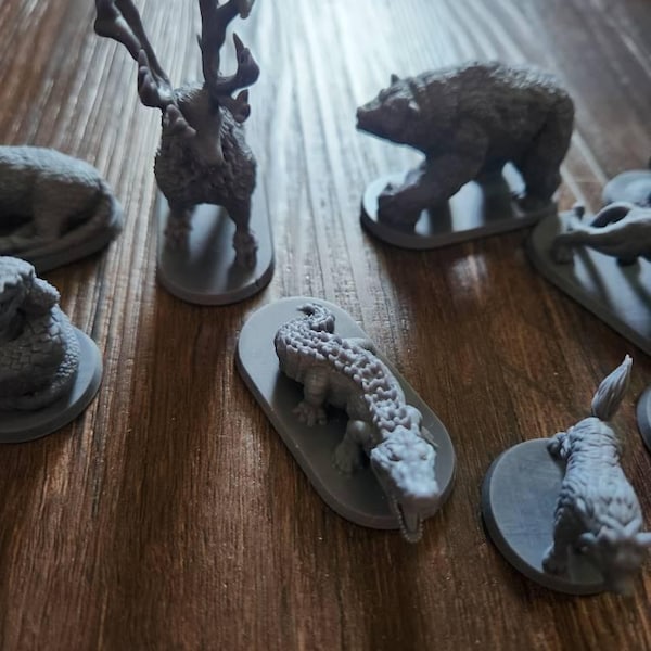 D&D Wild Animal Familiars Pets Companions Gift Starter Set | Pathfinder ...