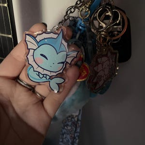 Pokemon Keychain Togepi Vulpix Gyarados Ditto Lapras Turtwig Rowlet ...