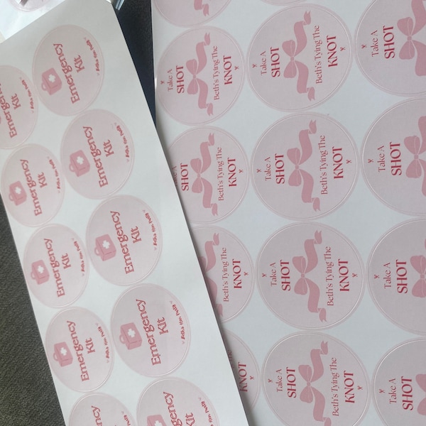 Custom Circle Stickers, 37mm Round Stickers, Sticker Sheets, Logo ...