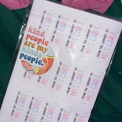 Teacher Book Labels Teacher Name Labels Personalized Teacher Stickers ...