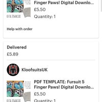 PDF TEMPLATE: Fursuit 5 Finger Paws Digital Download - Etsy UK
