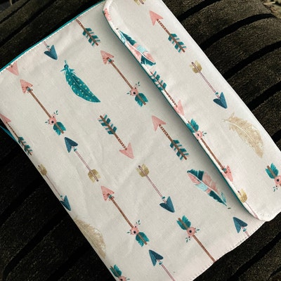 Wrap-around Book Cover, Book Sleeve, Book Pouch, Padded Book Cover ...