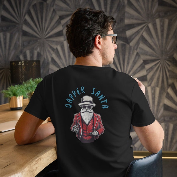 Dapper Santa PNG, No Background, Cricut, Silhouette, Stickers ...