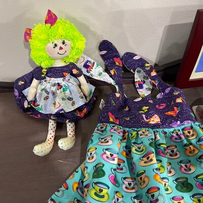 Minky Monster Doll PDF E-pattern Raggedy Folk Art Cloth Pattern Fast ...