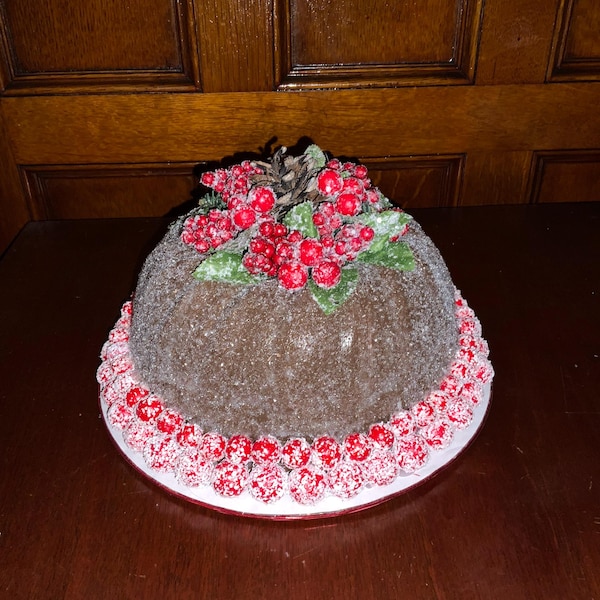 Christmas Bundt Cake, Fake Bake, Christmas Decorations, Holiday - Etsy