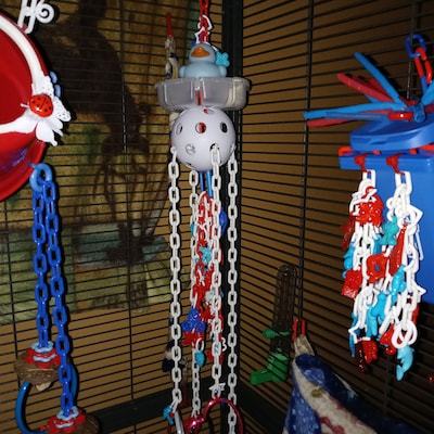 20 Feet High Quality 3mm Plastic Chain for Craft, DIY Bird Toys, Sugar ...