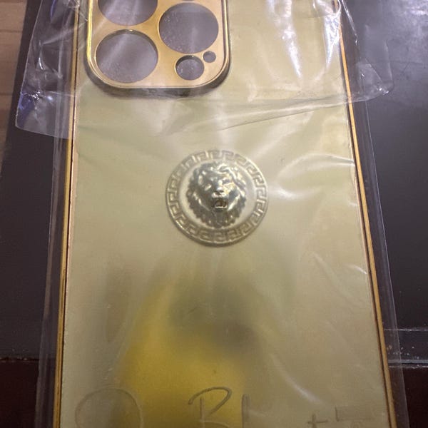 Customized Gold King Crown Design Embroidered iPhone Case / Custom ...