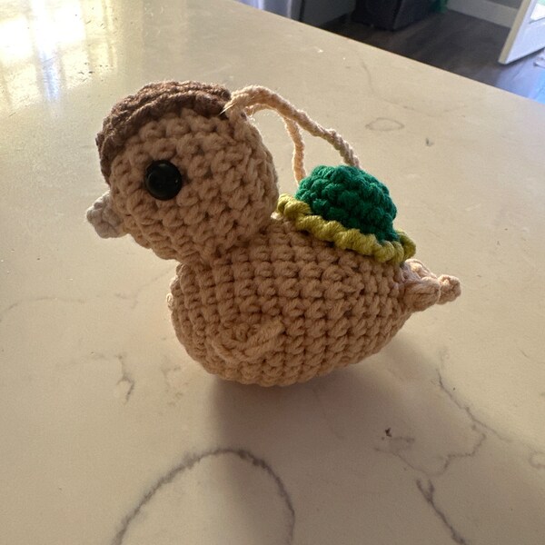 Amigurumi Duck Rear View Mirror Accessories, Crochet Car Decor - Etsy