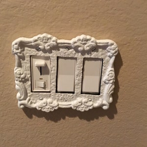 Triple Rocker Switch Plate, Triple Switch Cover, Switch Plate Cover ...