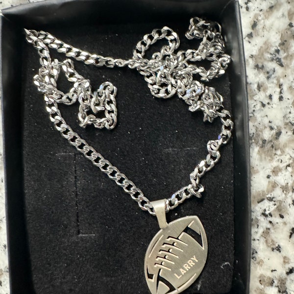 Silver Sport Jewelry, Football Jewelry, Custom Basketball Necklace ...