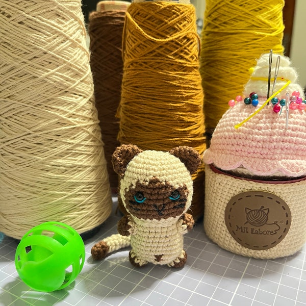 Combo 6 Mini Chatons, Tutoriels De Crochet (français, Anglais), Mini ...