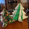 Stuffed Fabric Christmas Tree - Red, White & Green Trees - Etsy