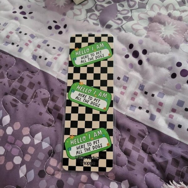 Neutral Checkered Bookmark Set | Little Turkey Shoppe | Checkered ...