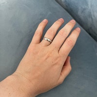 New Infinity His and Hers Tension Set Titanium Wedding Rings: - Etsy