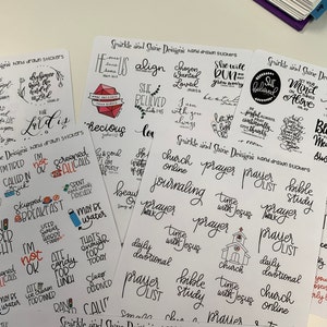 Sassy Stickers Petty Betty Planner Stickers | Etsy