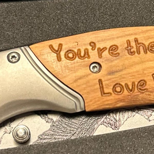 Engraved Pocket Knife Personalized Folding Knife, Gift for Men, Folding ...