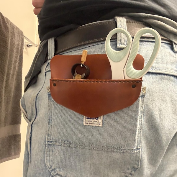 Pocket Protector Pattern: Leather DIY Sewing Template (PDF Download ...