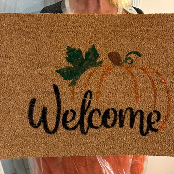 Spooky Season Doormat, Doormat Stencil, Halloween Stencil, Arts and ...