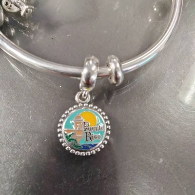 Pandora Charm Holland Windmill Bead Charm Travel Button S925 Sterling ...