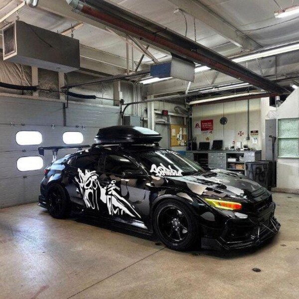 Samurai Car Wrap, Japanese Vehicle Shine, Cast Vinyl Wrap, Universal ...