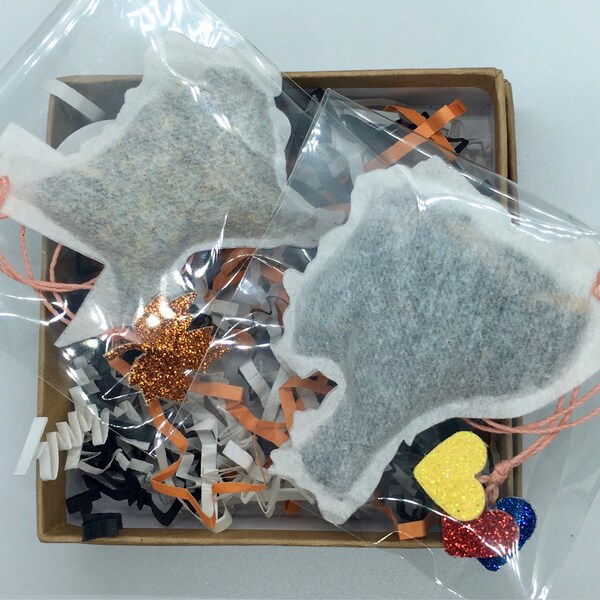 Shaped Tea Bag (x5) 'flower' Glitter Flower Tag / Organic Shaped Flower ...