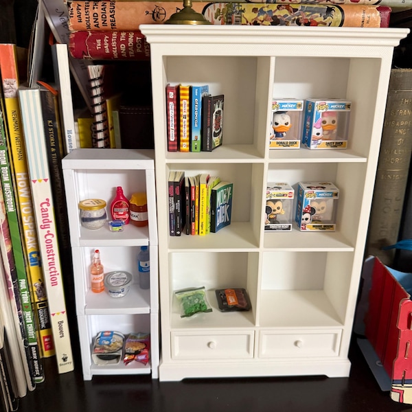 1/6 Scale Mini Magazine Rack / Mini Brands Books / Mini Books ...