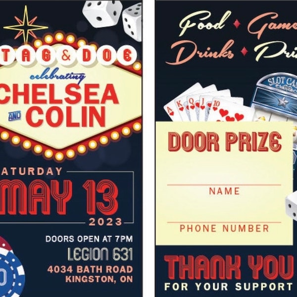 Modern Black and Beige | Stag & Doe Tickets | Buck and Doe | Weddings ...