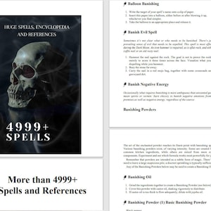 Best Hoodoo Spells Rare Witchy Spell Book Book of Shadows - Etsy