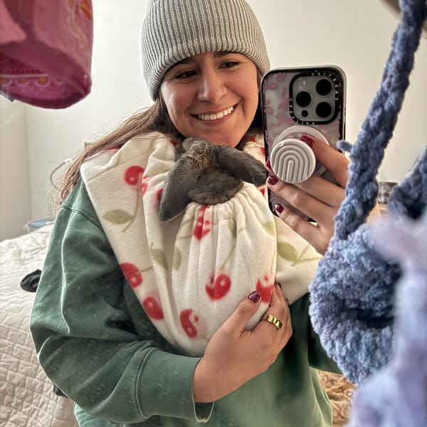 Critter Cuddler™ Small Animal Bonding Sling Pet Carrier | Handsfree ...