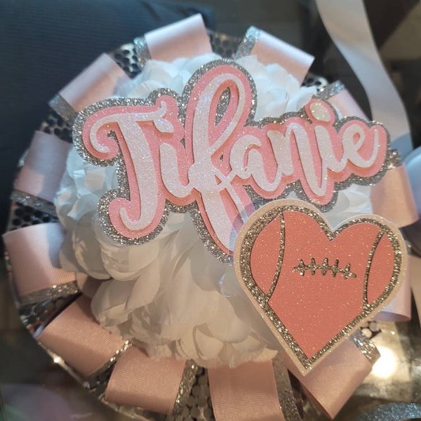 Custom Name Cuts, Name for Homecoming Mum, Custom Mum Decoration ...