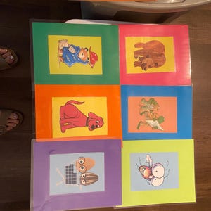 Brights Classroom Library Book Character Portraits for Character ...