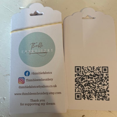 38mm Custom Printed Sew in Loop Labels - Etsy UK