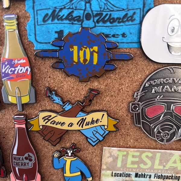 Fallout Vault Number Enamel Pins - Etsy