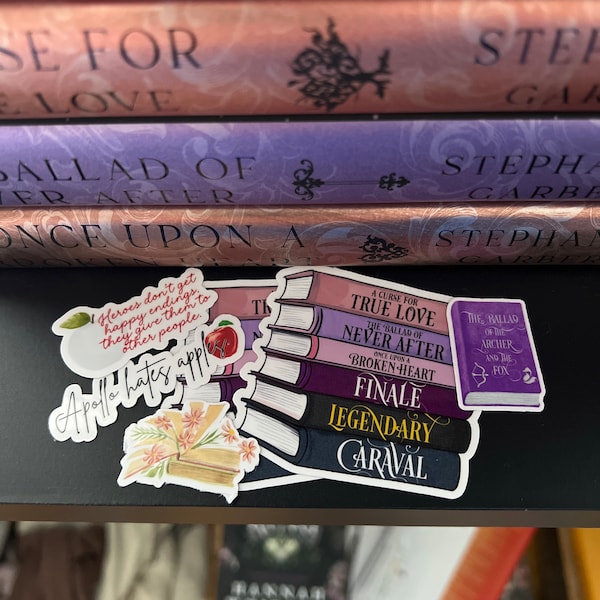 Caraval OUBAH Book Stack Once Upon a Broken Heart Gifts for Readers ...