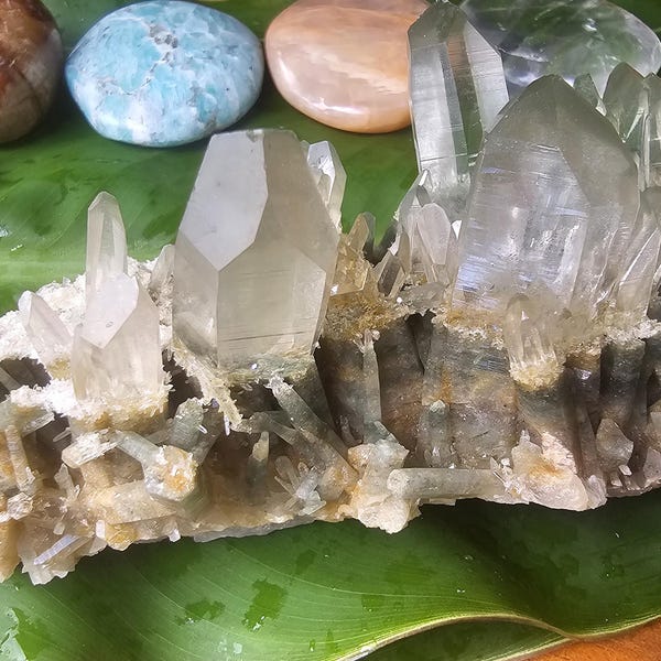 Statement Pink-purple Diamond Calcite on Dogtooth Calcite Specimen With ...