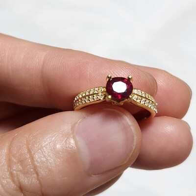 Semi Mount Ring, 5x7mm Stone Size Mount Ring, Empty Bezel Ring, Empty ...