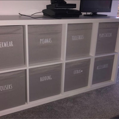 LABELS IKEA Kallax , Trofast Toy Storage Labels Playroom Kidsroom ...