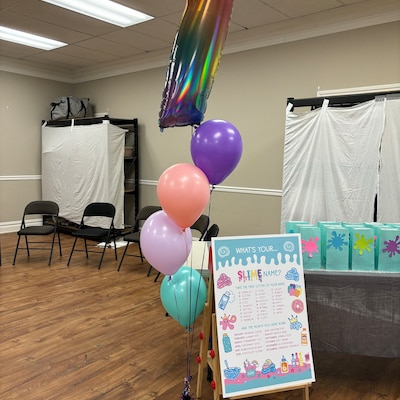 30 Large Paint Splatter Confetti, Paint Splats Confetti, Paint Party ...