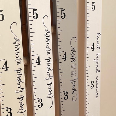 Growth Chart Ruler Add-on for the Side loved Beyond Measure - Etsy
