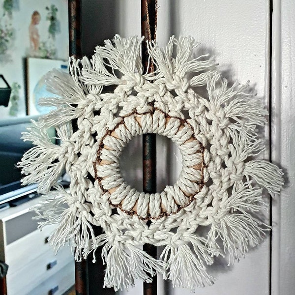 Digital Download Macrame Snowflake Tutorial , Christmas Decoration ...