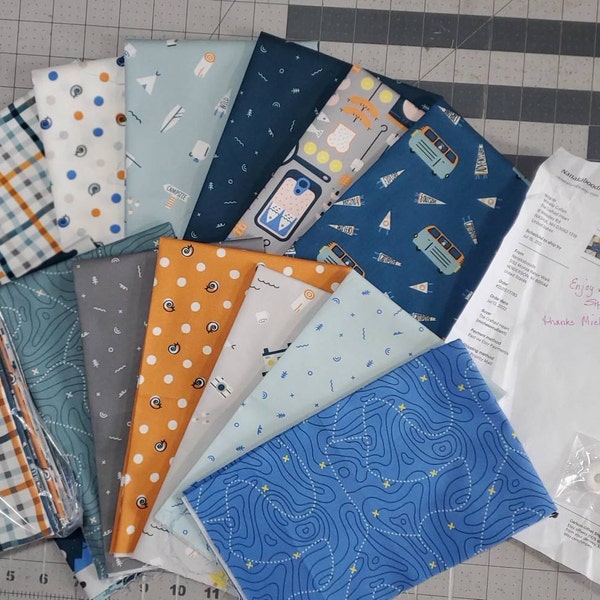 Cabin Chills Quilt Kit Featuring Pumpkin Patch by J. Wecker Frisch for ...