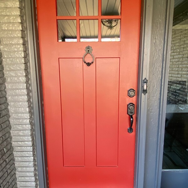 Elegant and Simple Style Door Knocker With Twisted Pear Shaped Ring - Etsy