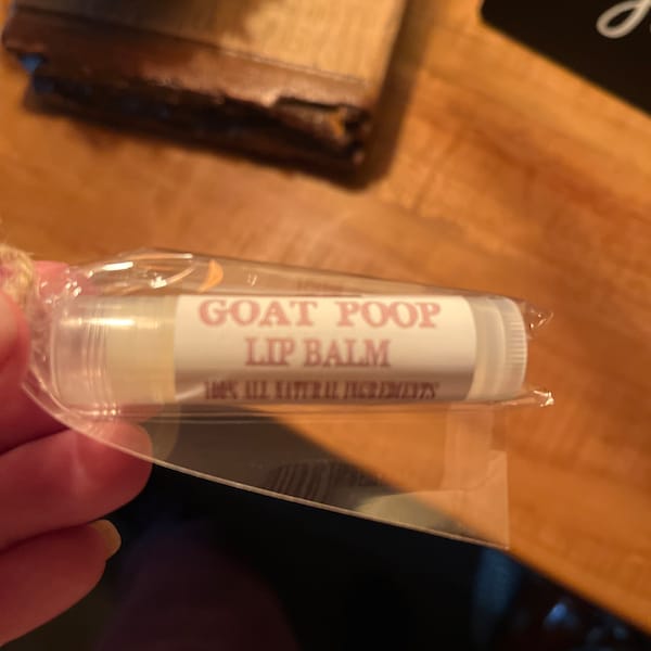 Goat Poop Lip Balm, Funny Gag Gift for Farm Girl, Goat Lover, Stocking ...