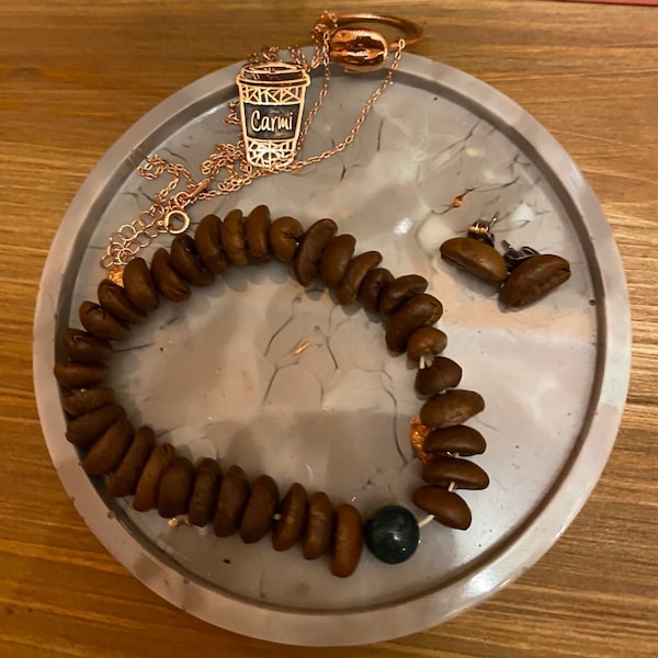 Handmade Coffee Bean Copper Ring - Real Coffee Bean Ring ...