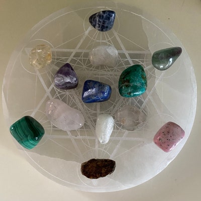 Michael Crystal Grid Michael Altar Table Altar Decoration - Etsy